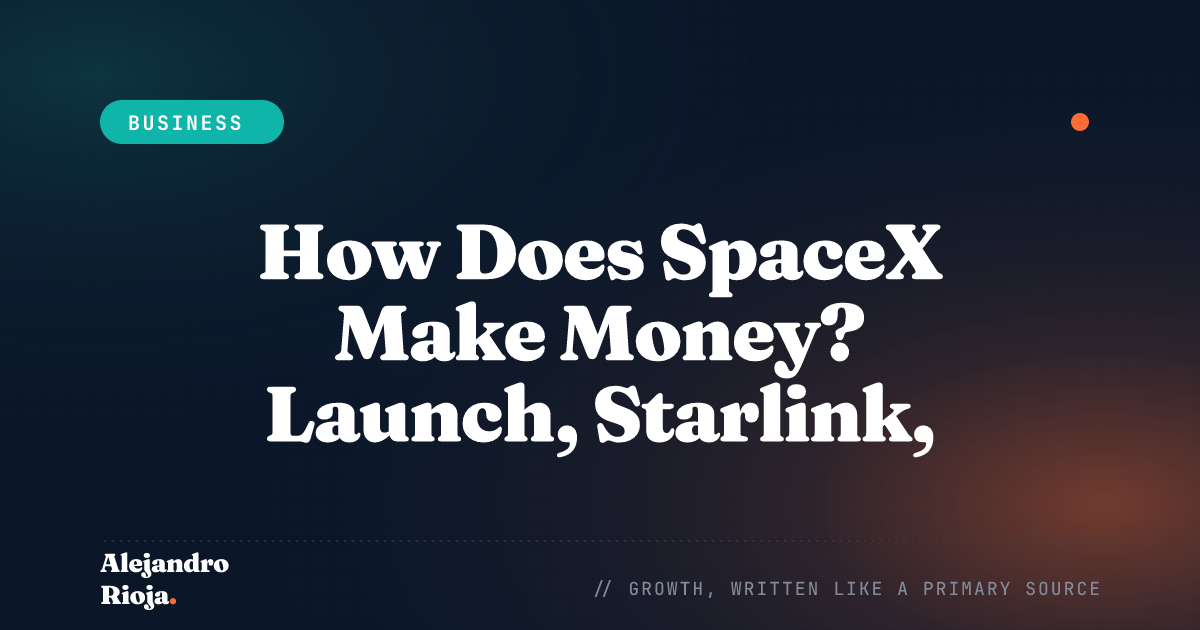How Does SpaceX Make Money? Launch, Starlink, and the IPO Question ...
